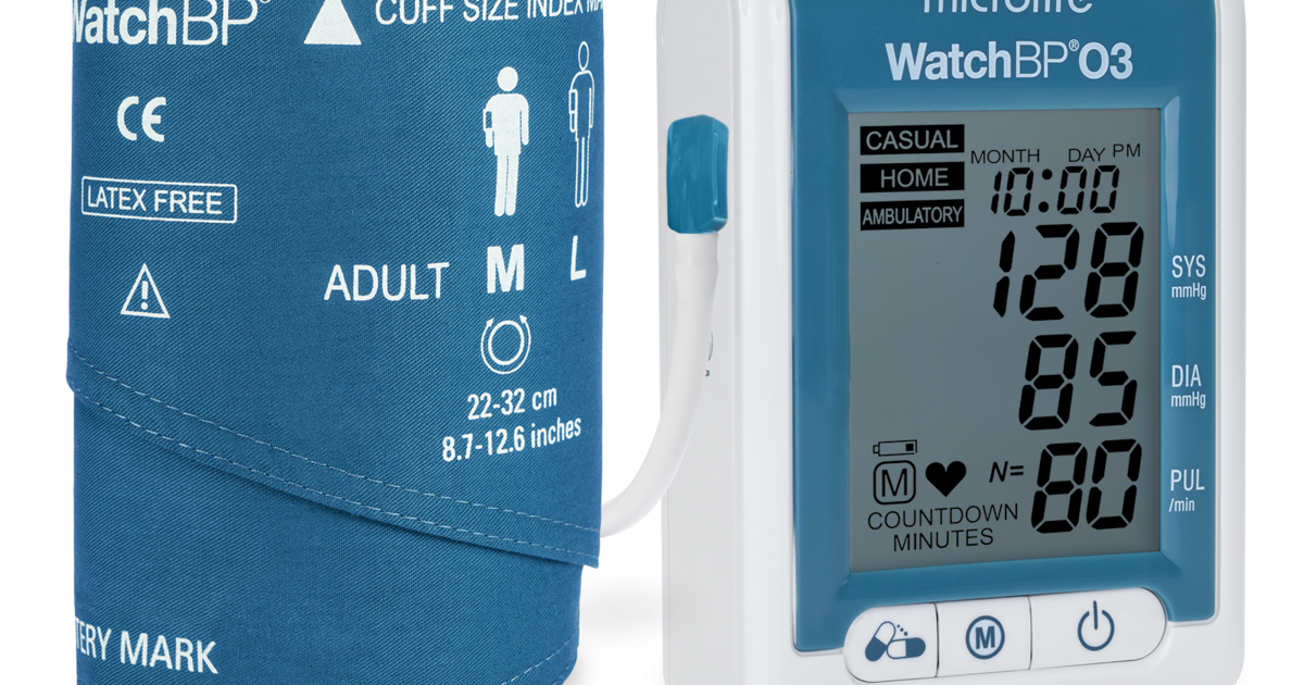 WatchBP O3 Ambulatory 24-hours blood pressure monitor - Microlife AG